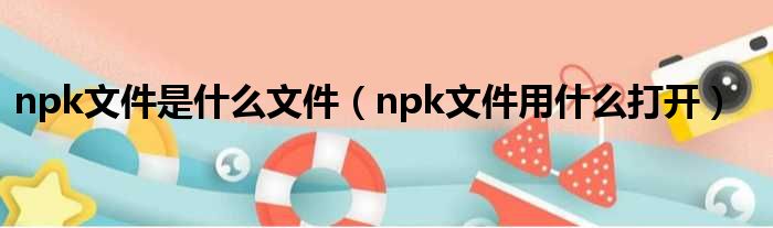 npk文件是什么文件（npk文件用什么打开）_51房产网